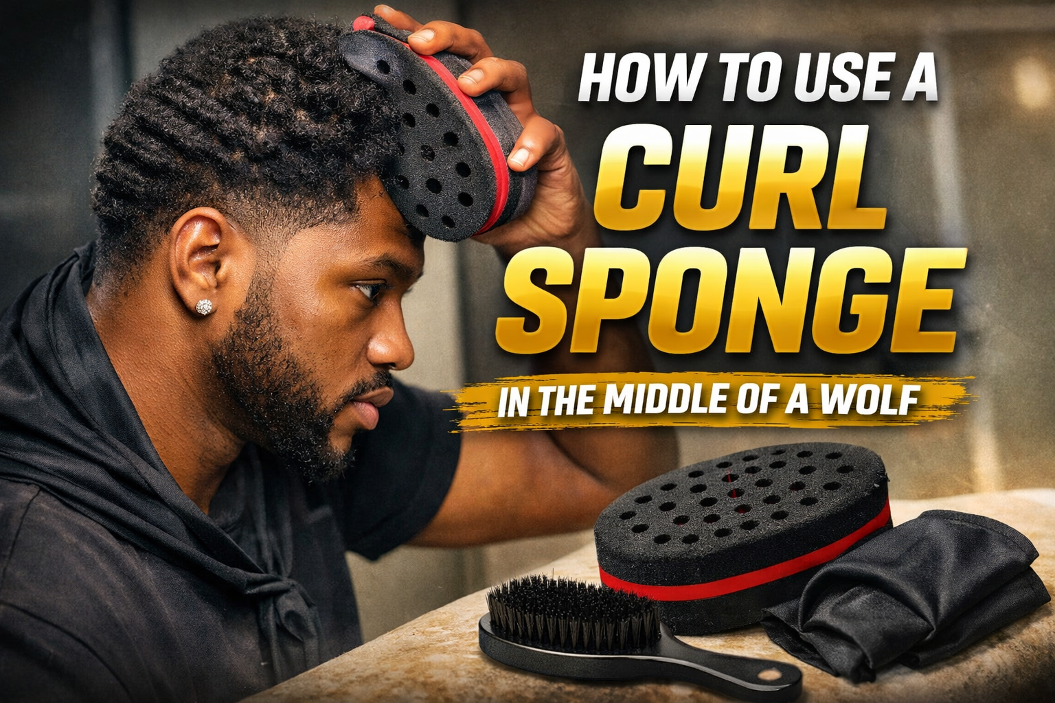 How To Use a Curl Sponge